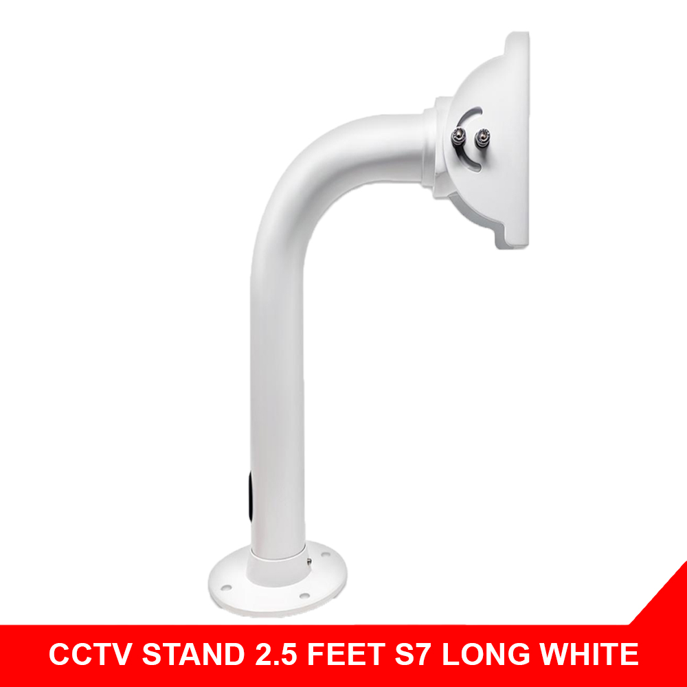 CCTV STAND 2.5 FEET LONG WHITE 3108 - Zoom Tech